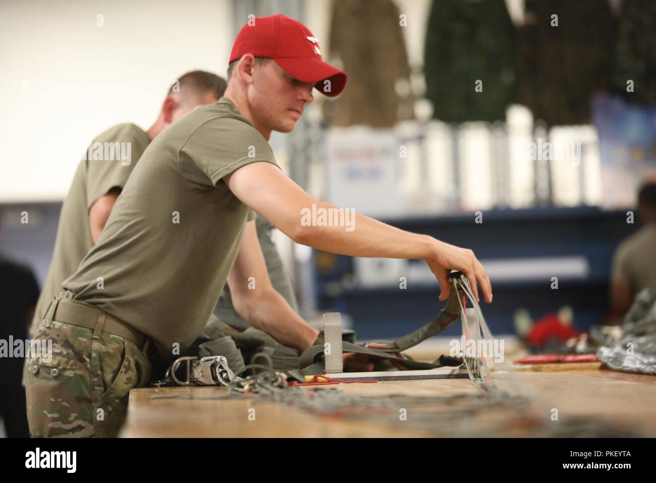 U.S. Army Sgt. Jacob Engstorm, assigned to the 165th Quartermaster ...