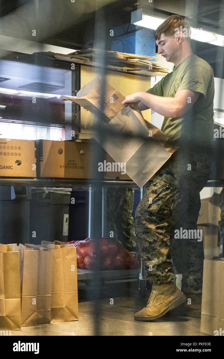 SEATTLE (Aug. 3, 2018) U.S. Marine Corps Cpl. Matthew Mikyska, a ...