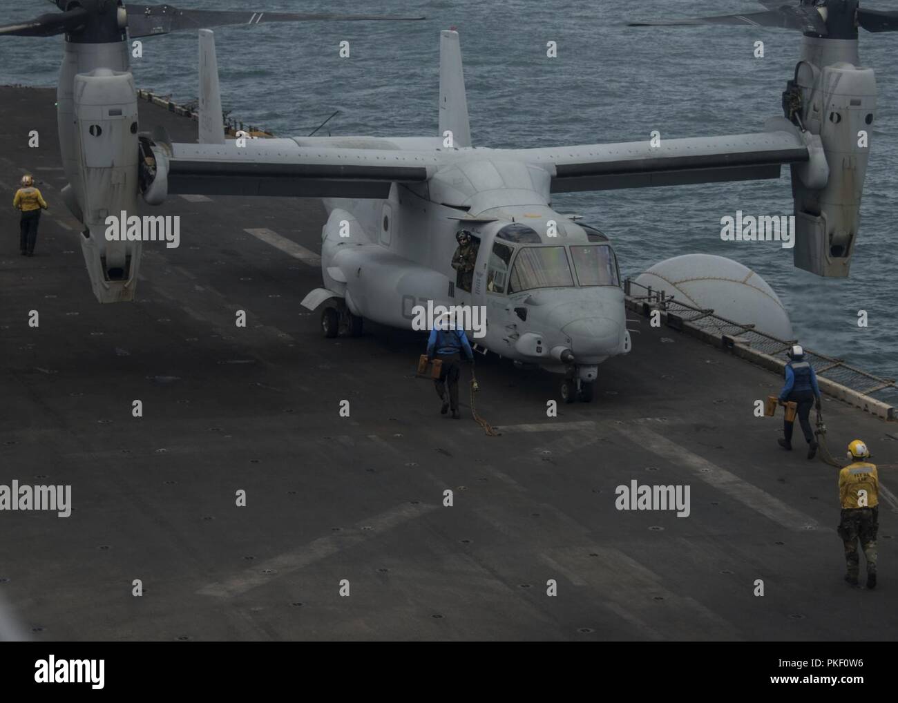 OCEAN (Aug. 3, 2018) An MV-22B Osprey, attached to Marine Medium ...