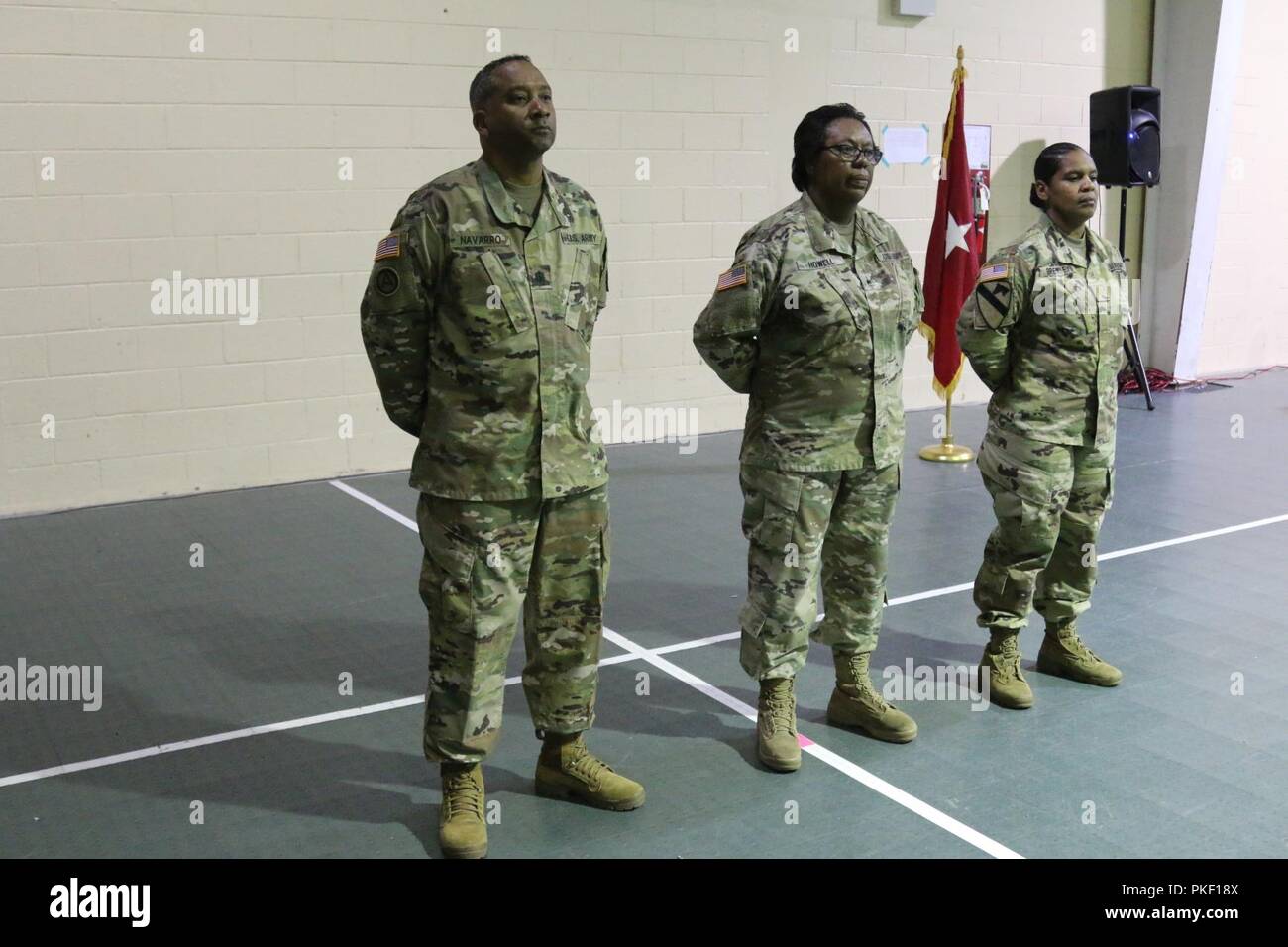 Lt. Col. Mike Navarro, outgoing commander, Brig. Gen. Deborah Howell ...