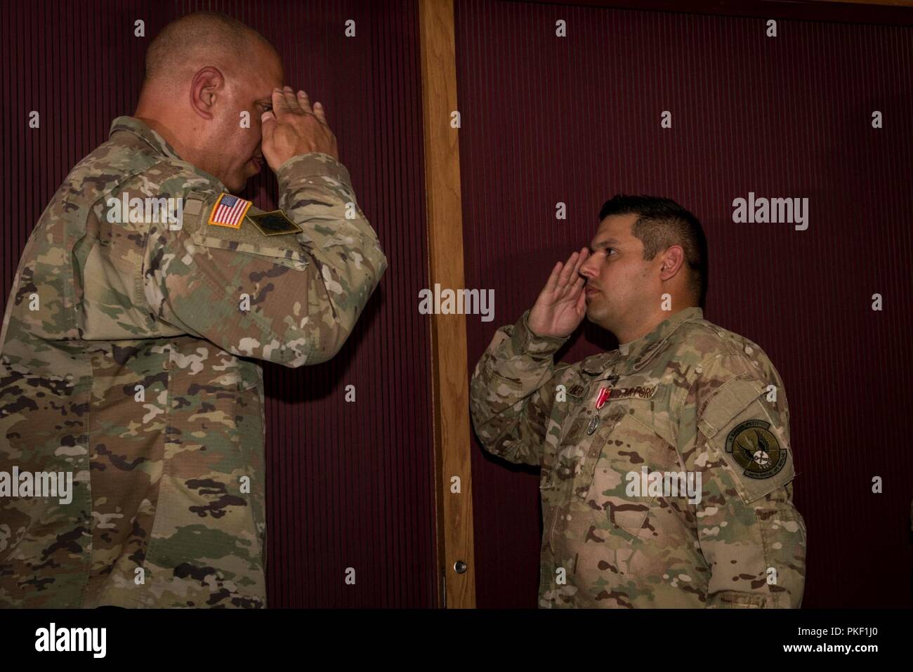 Master Sgt. Adam Hinsperger (left), 285th Special Operations ...