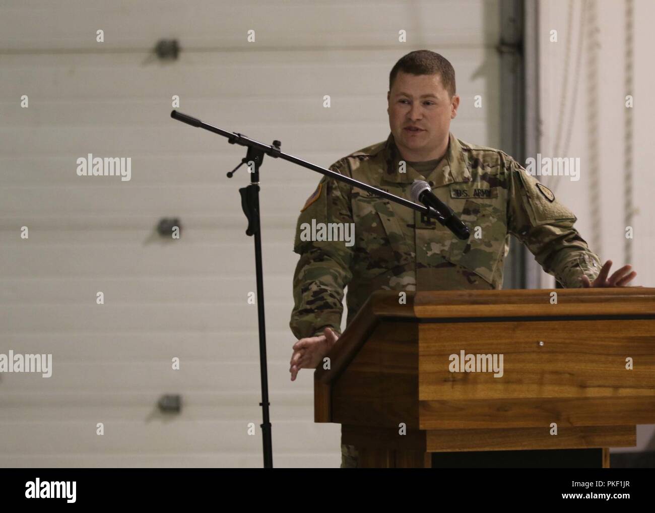 Alaska Army National Guard Col. Peter Mondelli, commander of the 297th ...