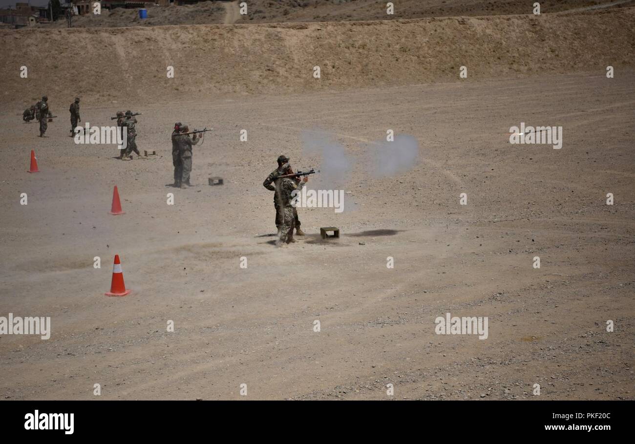 KABUL, Afghanistan (August 3, 2018) -- An Afghan National Army Special ...