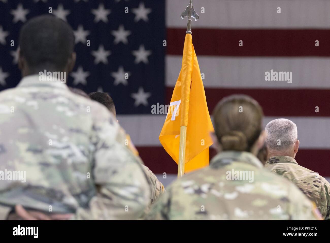 Soldiers of the 297th Signal Company participate in an inactivation ...