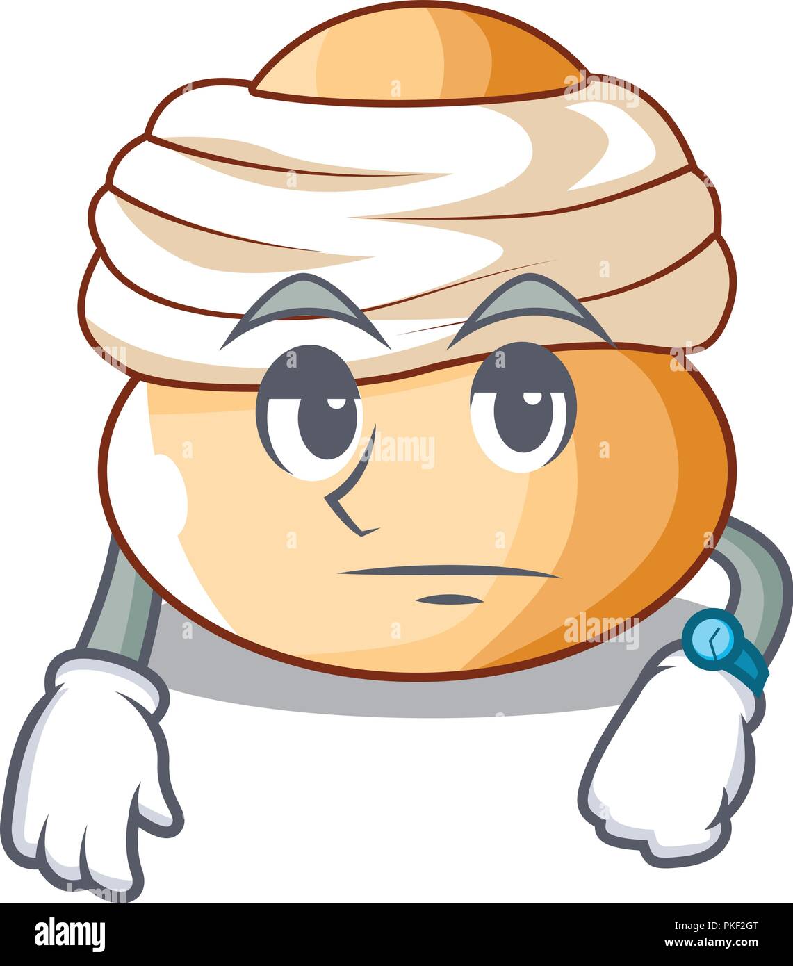 Waiting seasonal swedish dessert semla buns cartoon Stock Vector Image ...