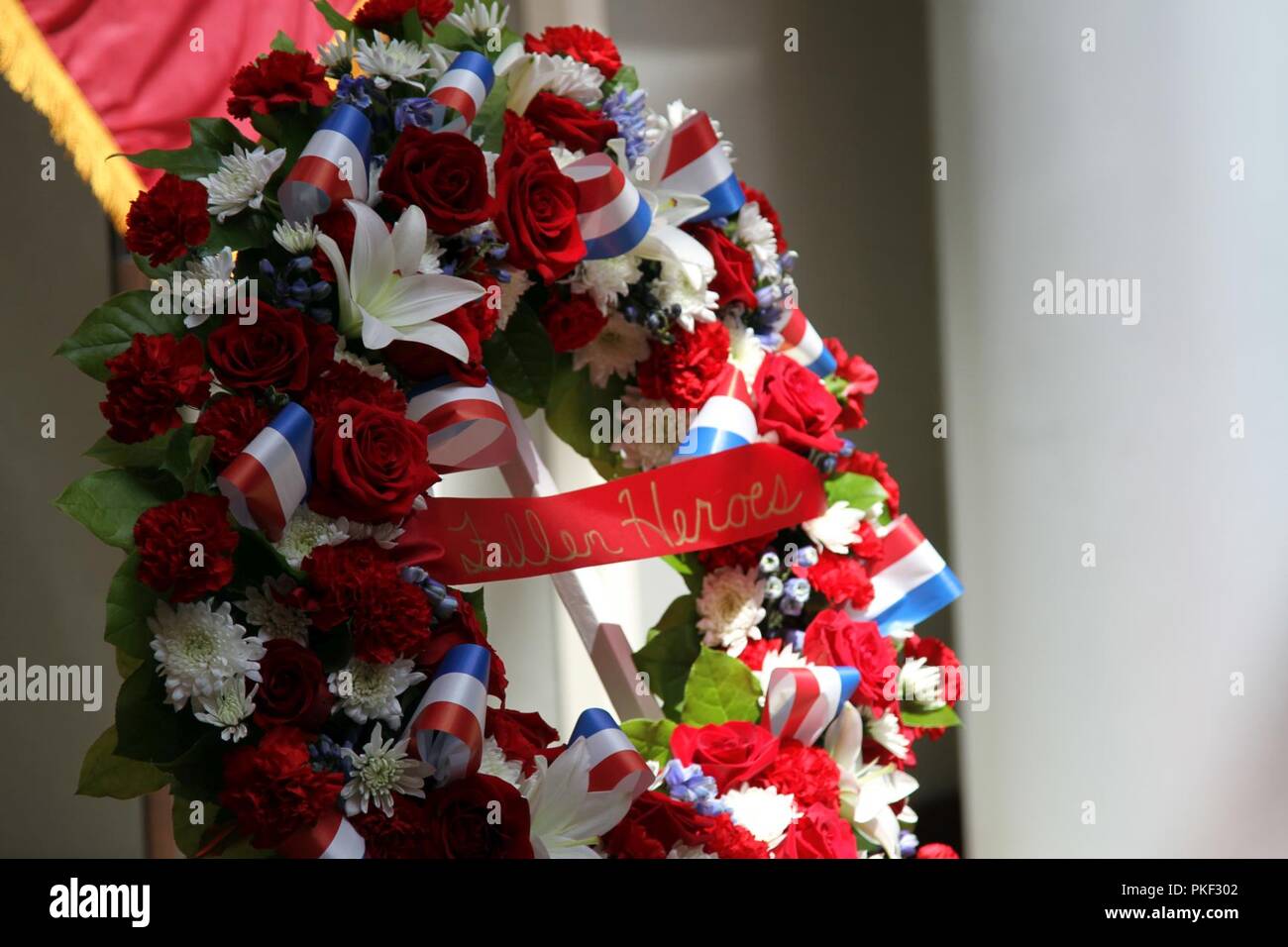 U.S. Army Central conducted a wreath laying ceremony Aug. 3 at Patton ...