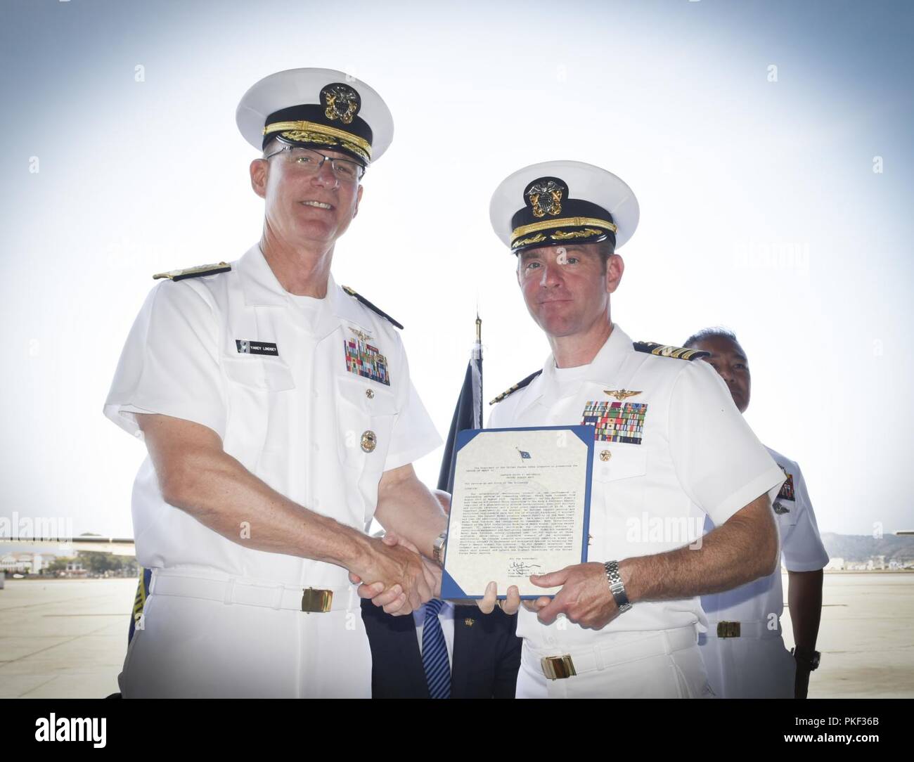 Navy Region Southwest Commanding Officer Rear Adm. Yancy Lindsay ...