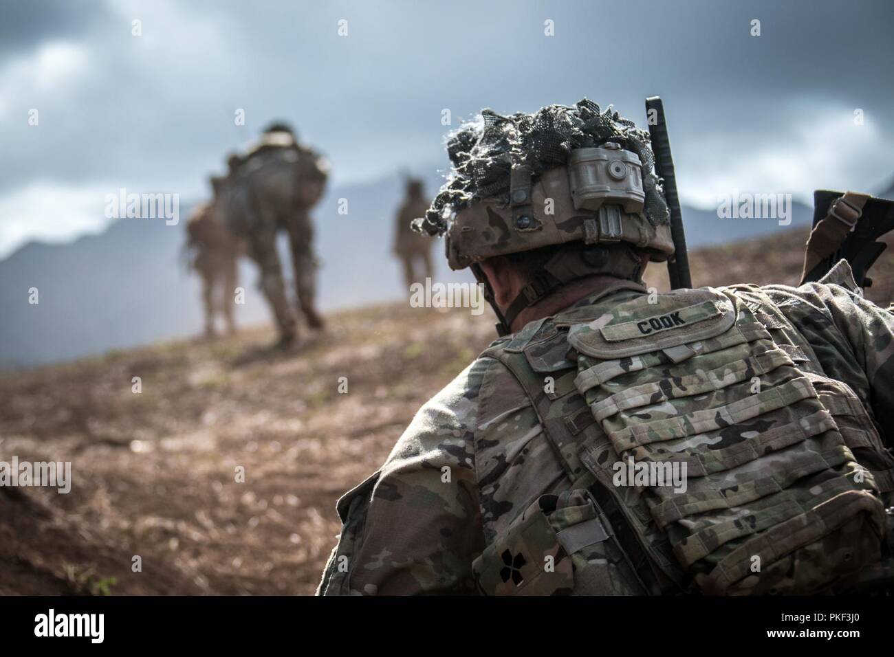 Platoon leader in an infantry regiment hi-res stock photography and ...