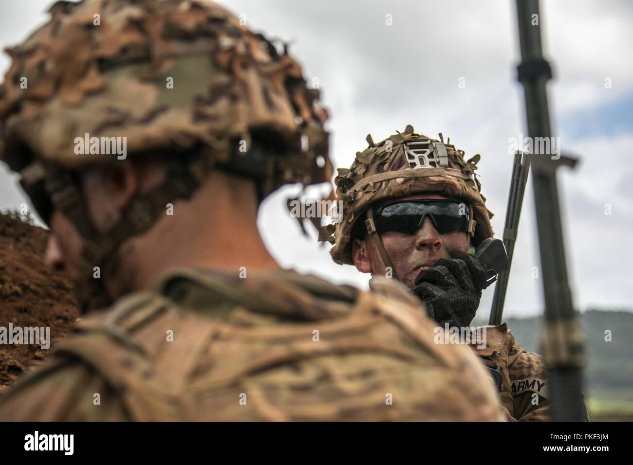 Platoon leader in an infantry regiment hi-res stock photography and ...