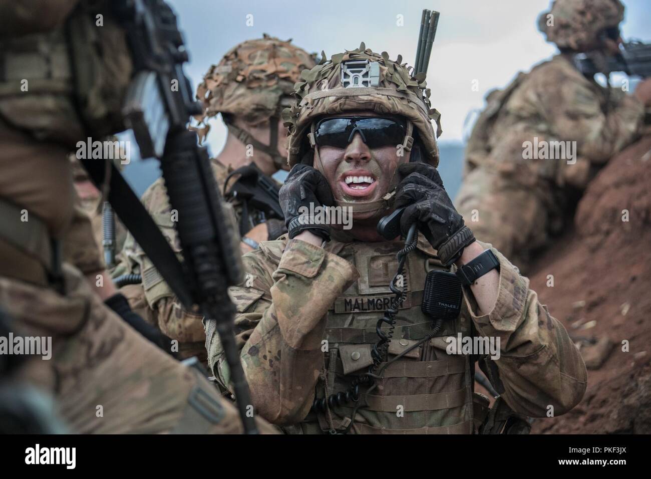 Platoon leader in an infantry regiment hi-res stock photography and ...