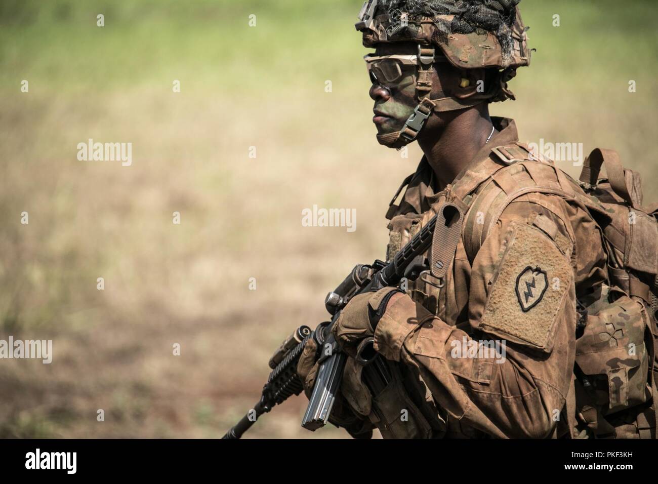 U.S. Army Soldier assigned to 1st Battalion, 27th Infantry Regiment ...