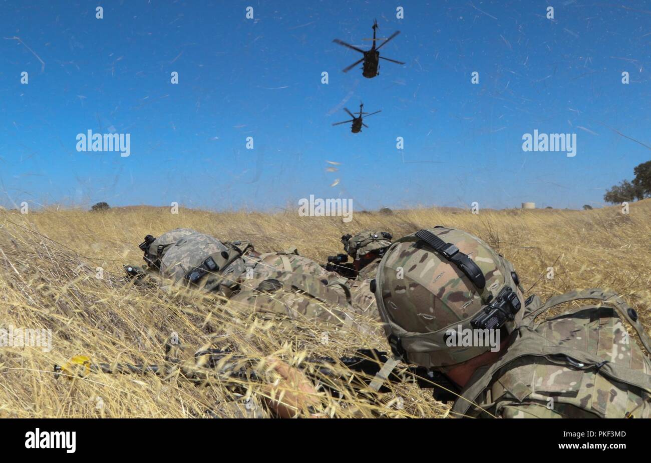 Soldiers with 1st Battalion, 186th Infantry Regiment, 41st Infantry ...