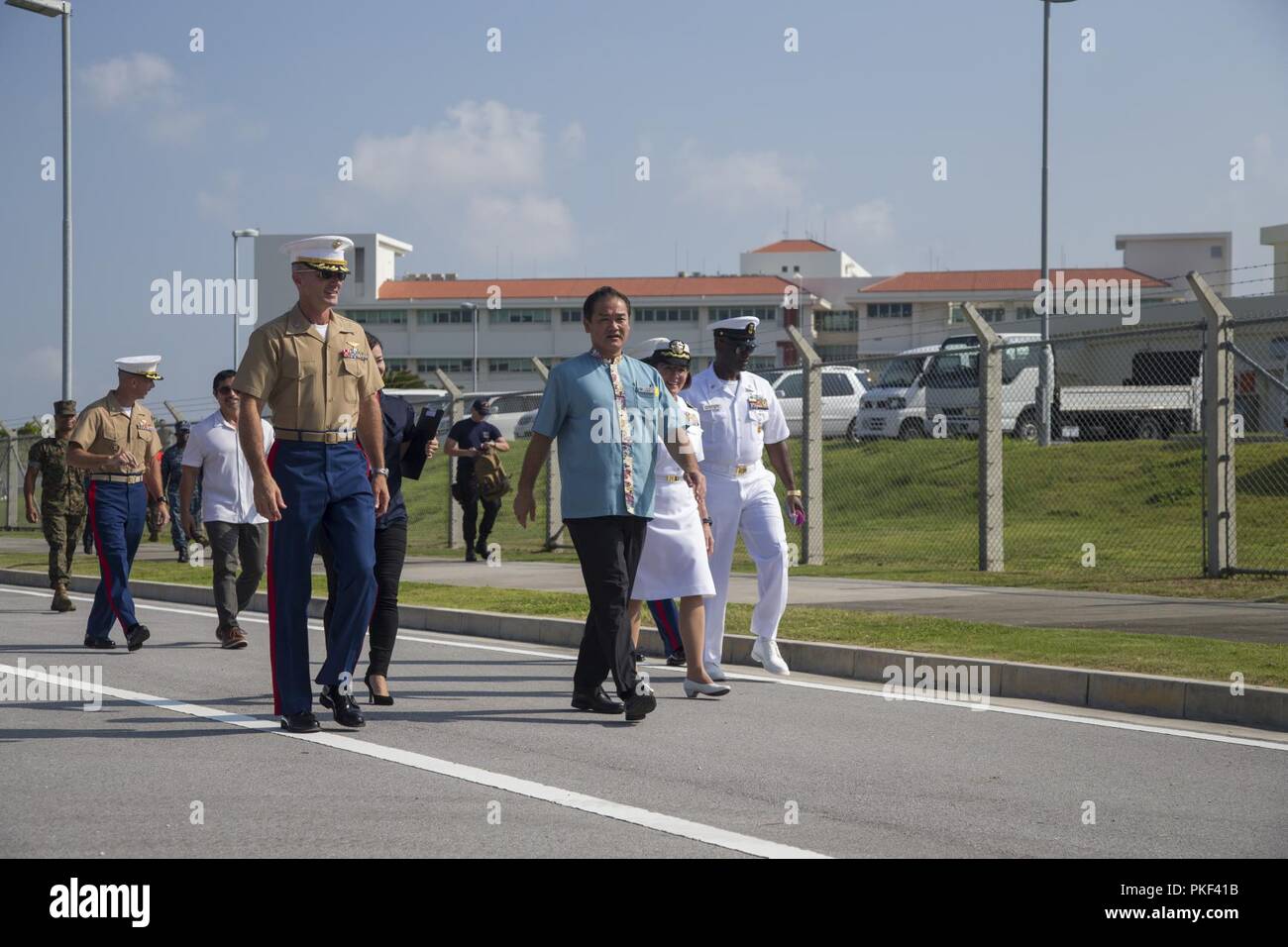 CAMP FOSTER, GINOWAN CITY, OKINAWA, Japan- Marine Col. Vincent J ...