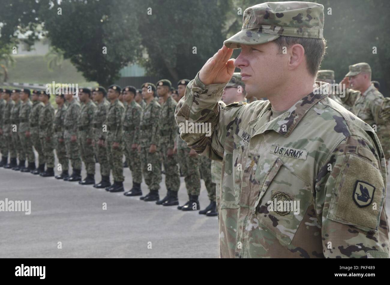 Maj. Johnny Walker, Headquarters and Headquarters Detachment, 96th ...