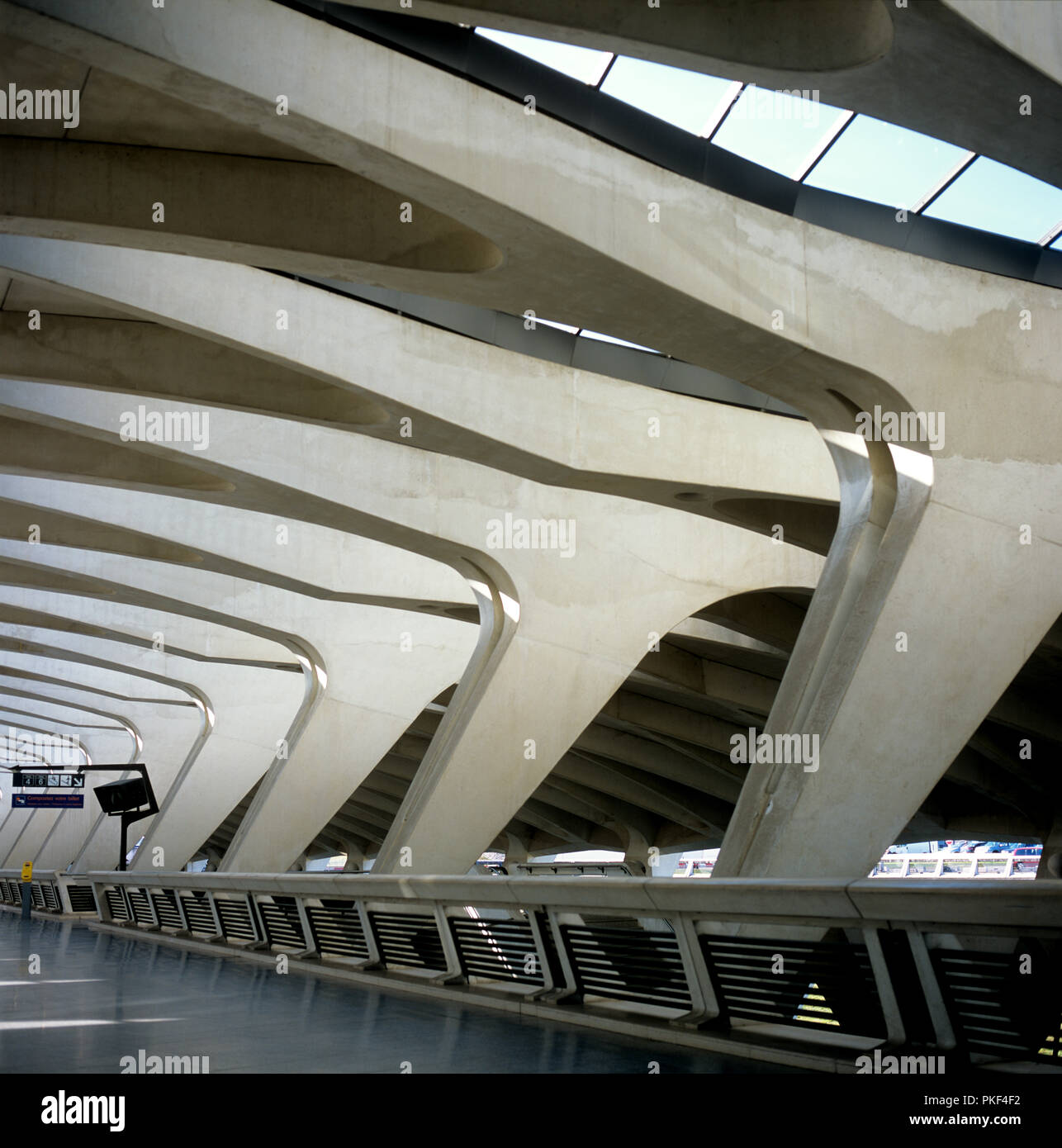The Lyon-Saint-Exupéry TGV railway station in Colombier-Saugnieu ...