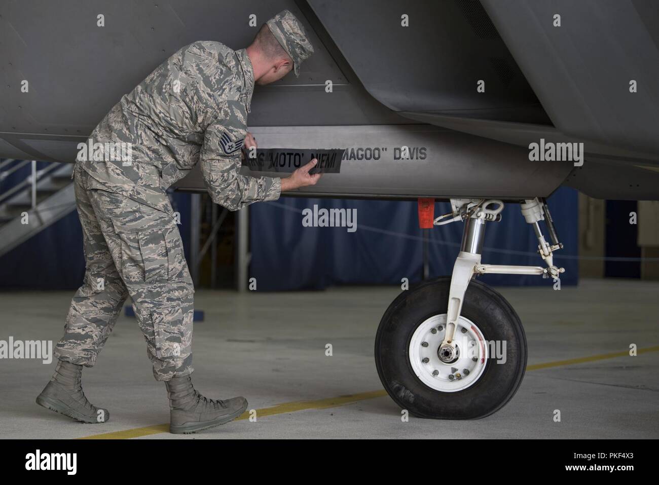 Commander of the 3rd wing at elmendorf air force base hi-res stock ...