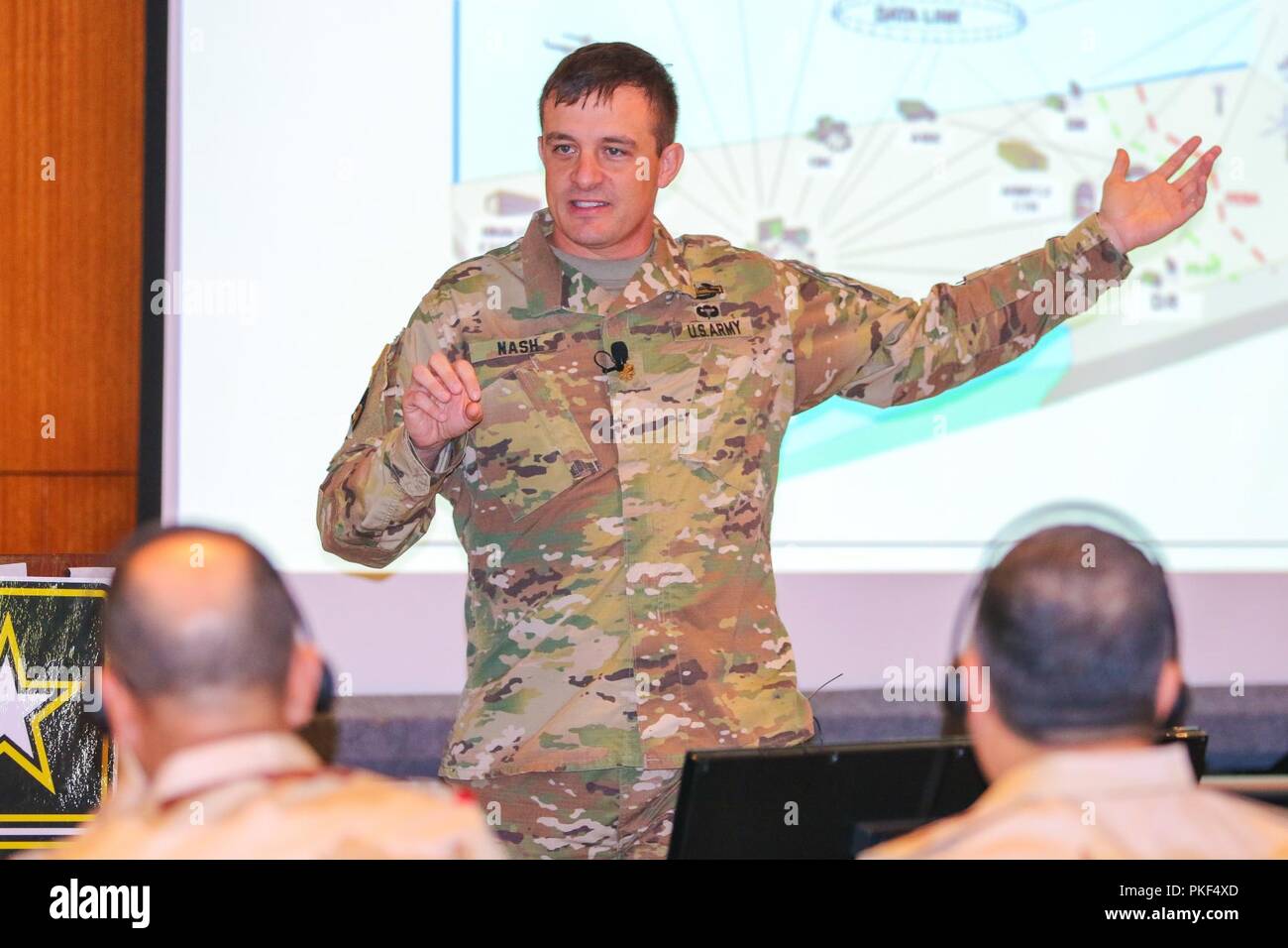 Maj. Raub Nash, deputy commander, 4th Battlefield Coordination ...