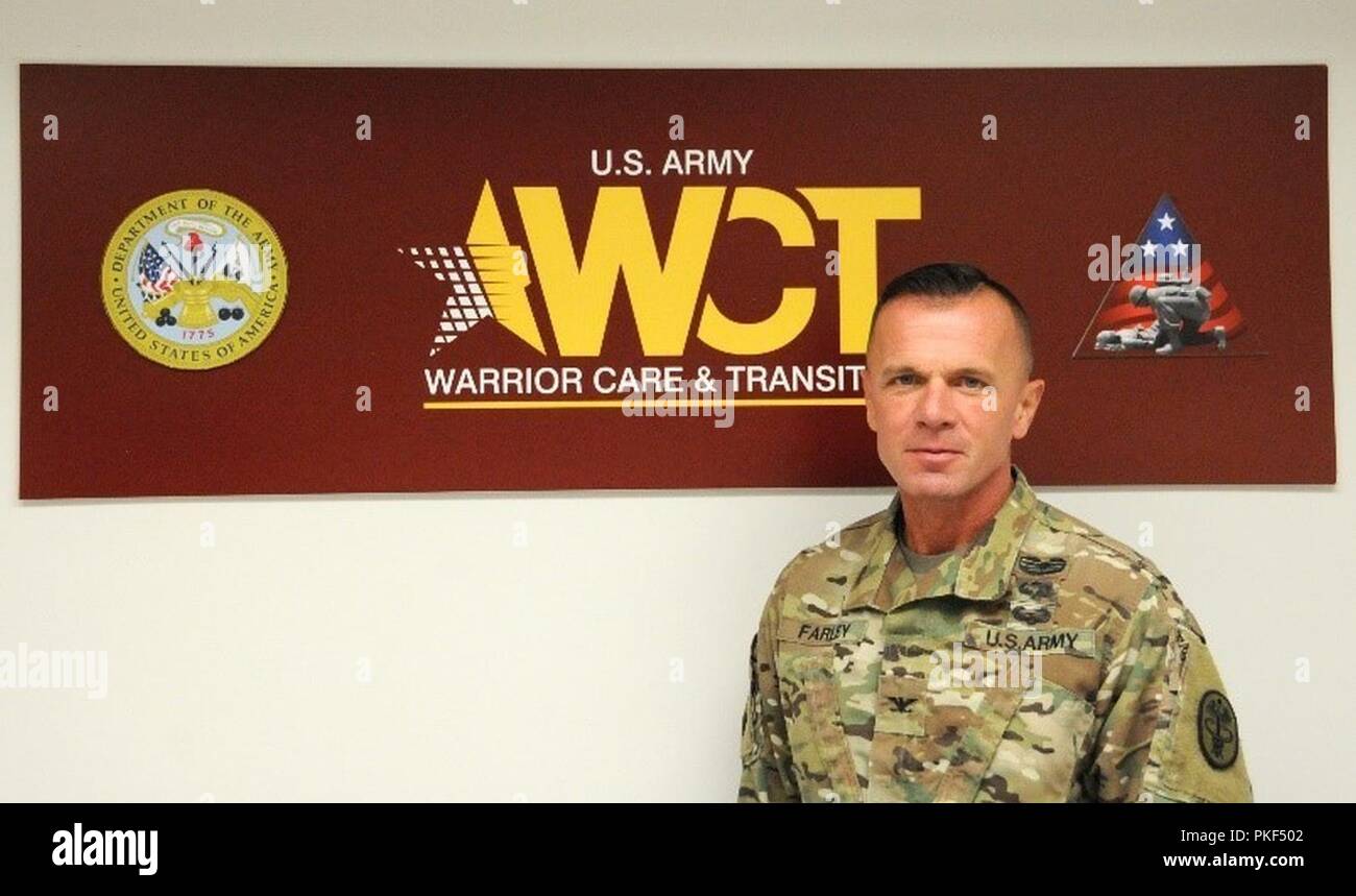 Col. Gary Farley, Synchronization Director for Army Warrior Care and ...