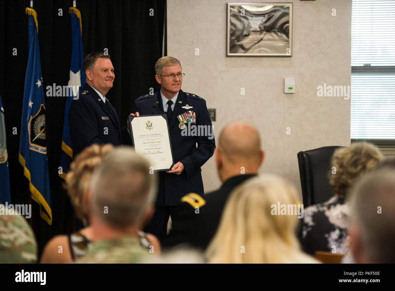 Lt. Gen. Marshall B. Webb (left), commander of the Air Force Special ...