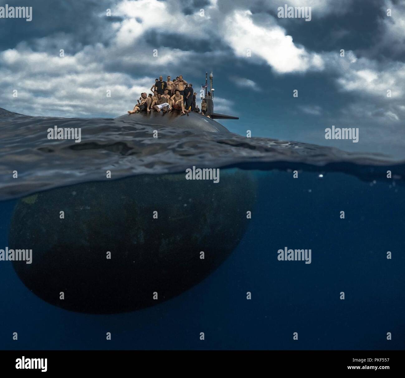 PACIFIC OCEAN (July 31, 2018) - Sailors assigned to Los Angeles-class ...