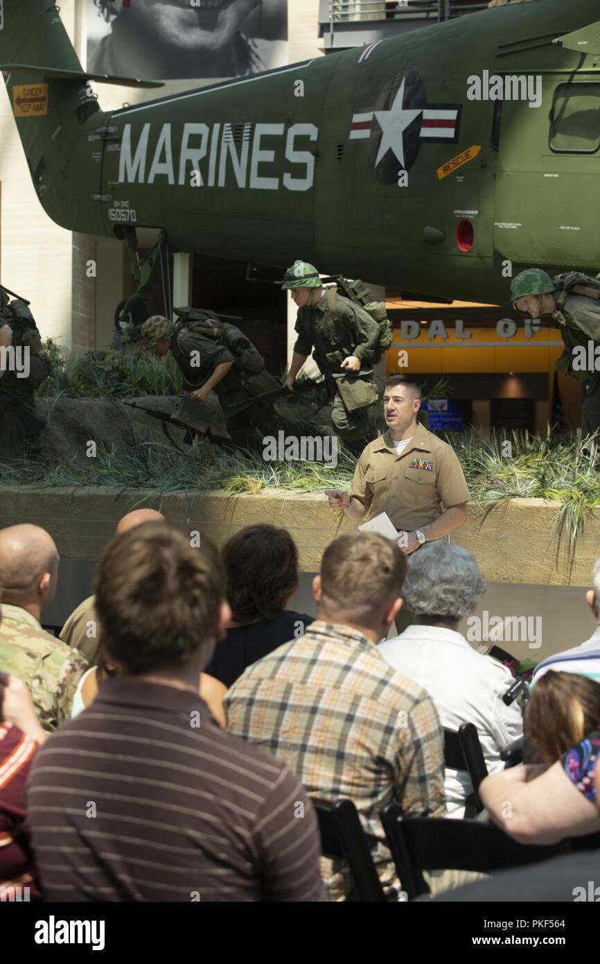 U.S. Marine Corps Maj. Jonathan Zarling, assistant head, Manpower ...