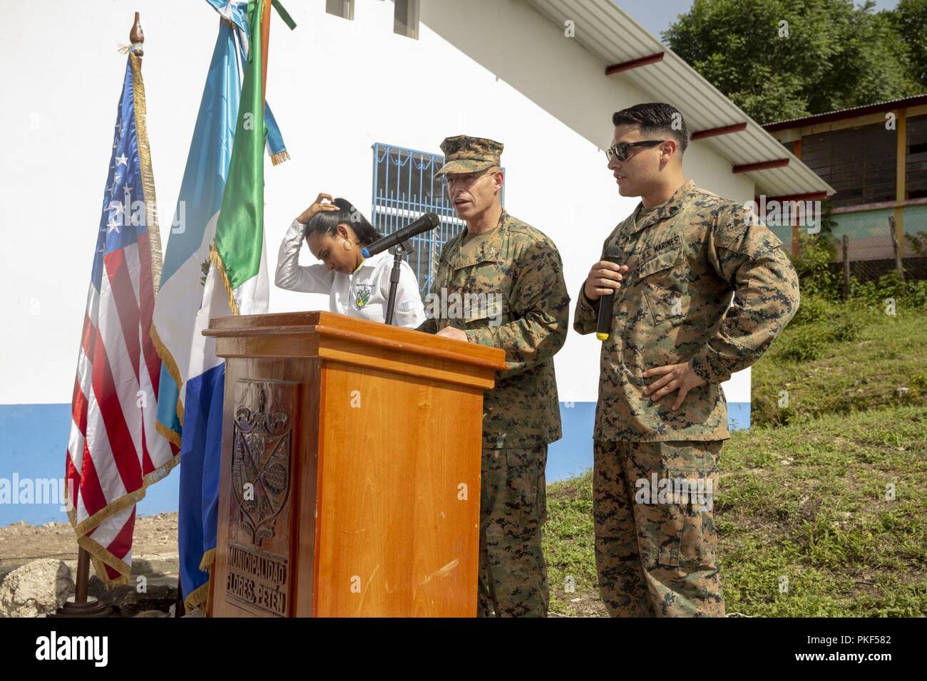 U.S. Marine Col. Michael H. Oppenheim, the commanding officer of ...