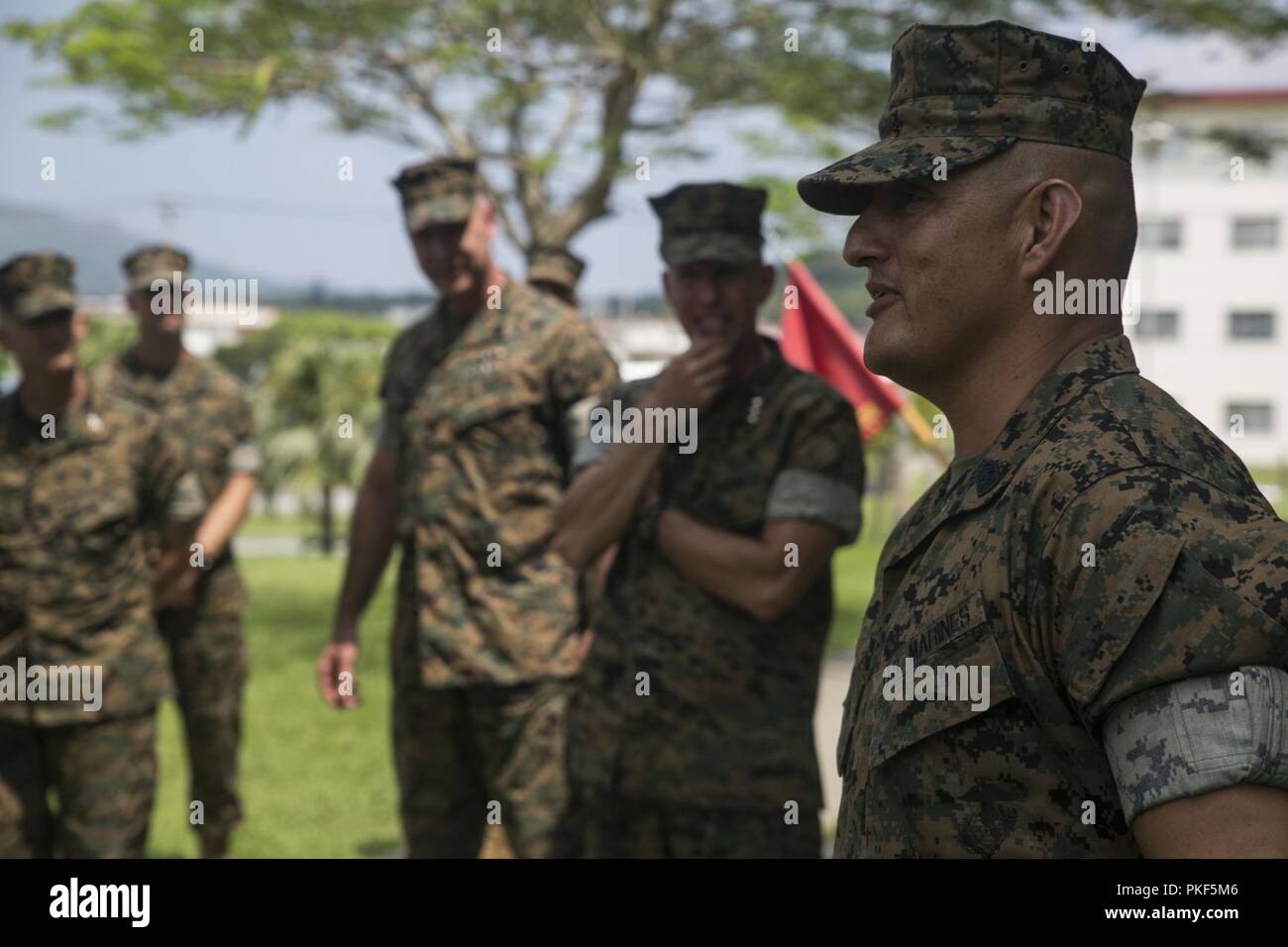 Sgt. Maj. Mario Marquez, III Marine Expeditionary Force sergeant major ...