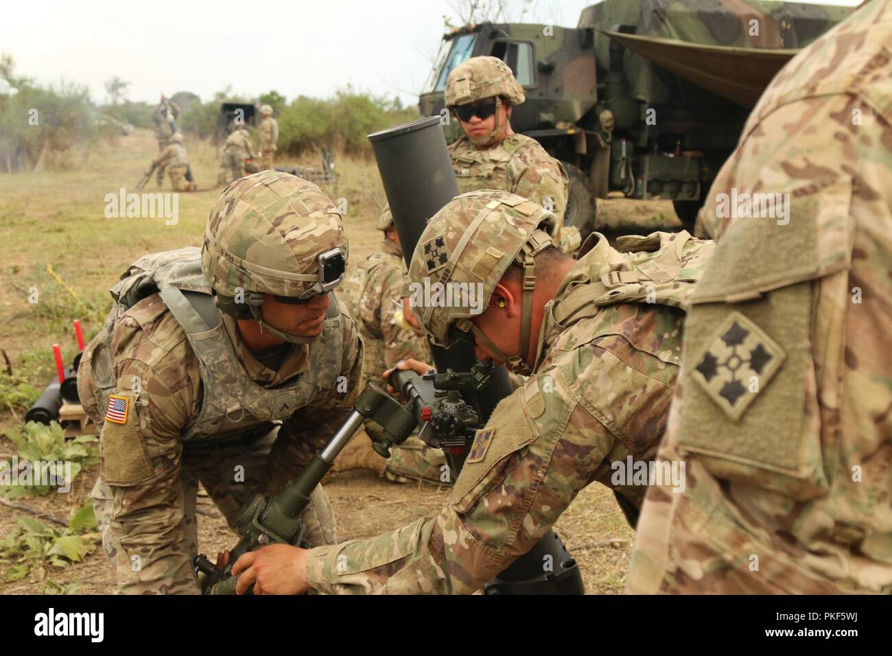 KRIVOLAK TRAINING AREA, Republic of Macedonia – Mortarmen with the 3rd ...