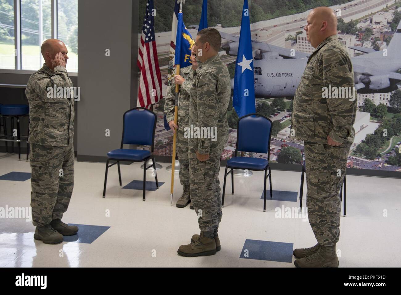 Lt. Col. Christian Capece (middle) commits to taking command of the ...