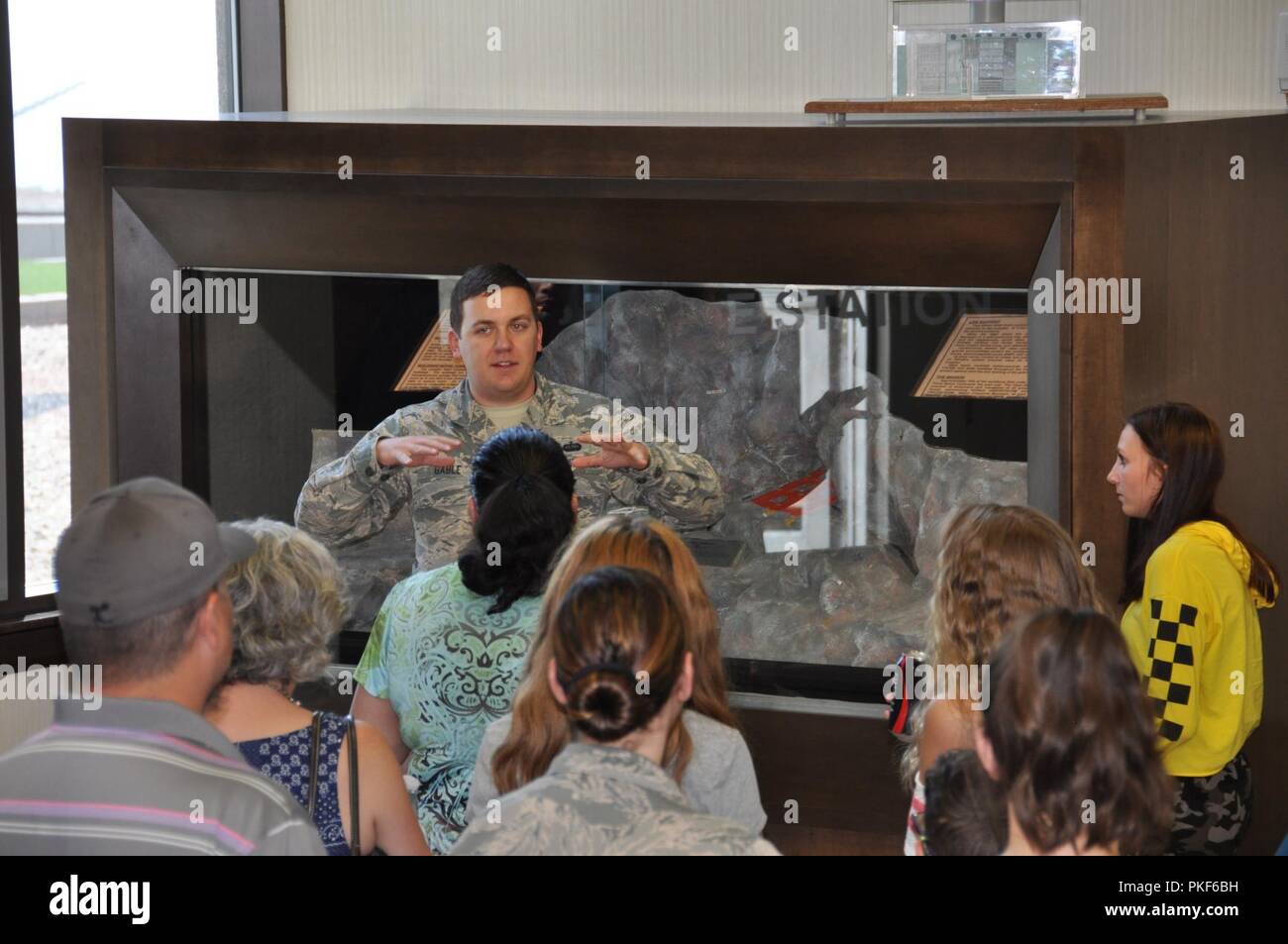 Staff Sgt. Evan Gable explains how the Cheyenne Mountain Complex was ...