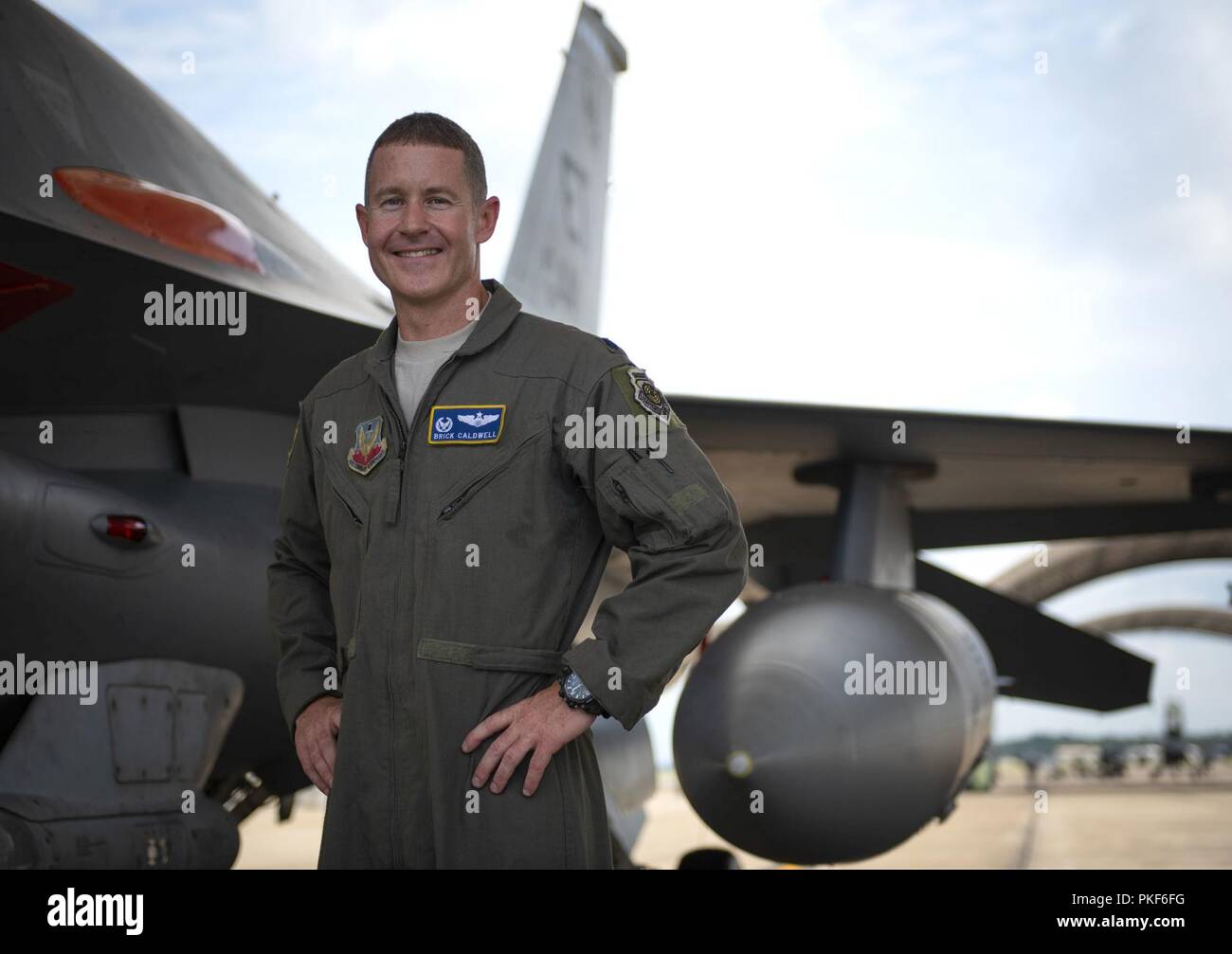 Lt. Col. John Caldwell, 28th Test and Evaluation Squadron commander ...