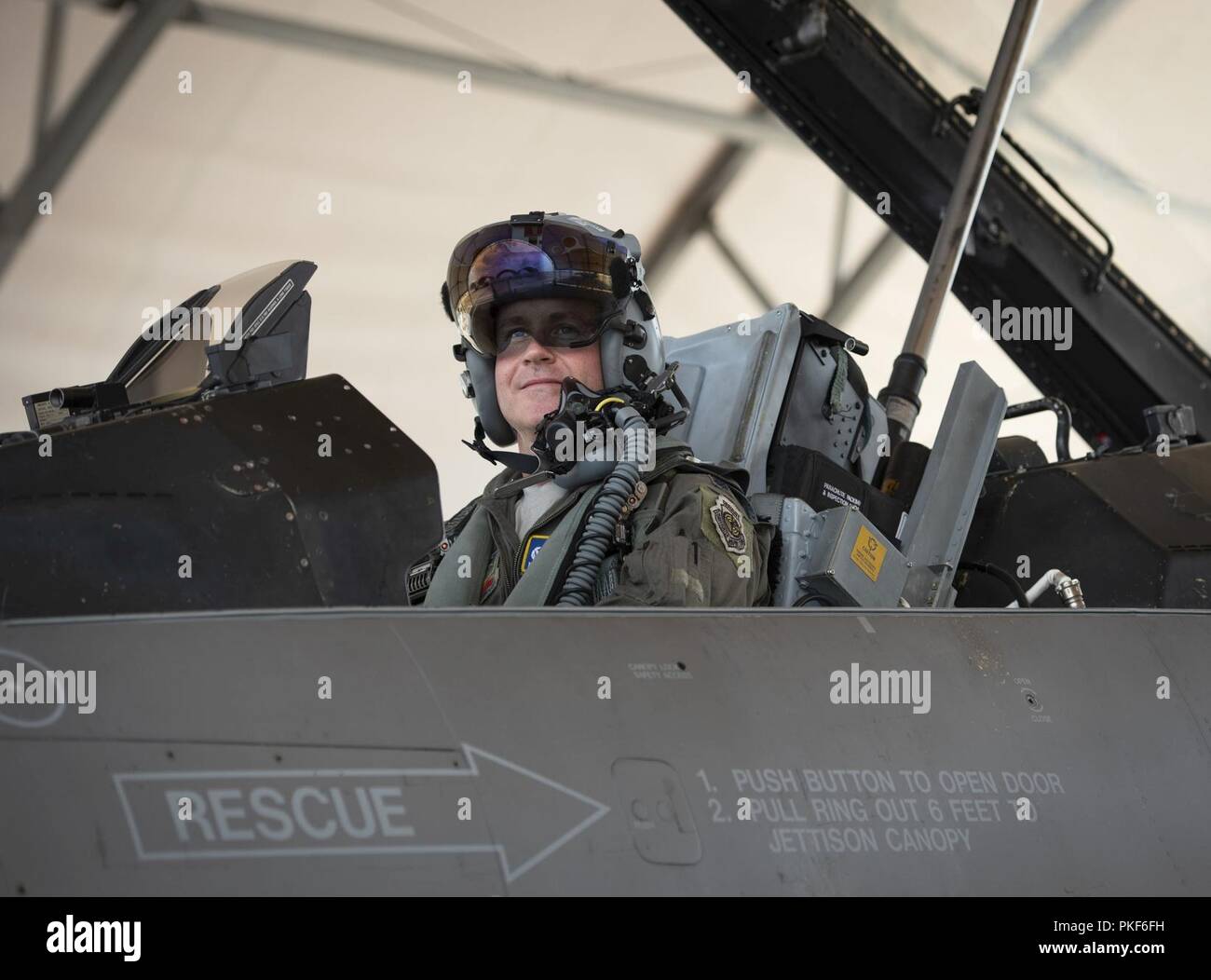 Lt. Col. John Caldwell, 28th Test and Evaluation Squadron commander ...