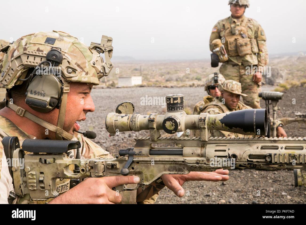 California National Guard Infantryman Staff Sgt. Ricky Labistre ...