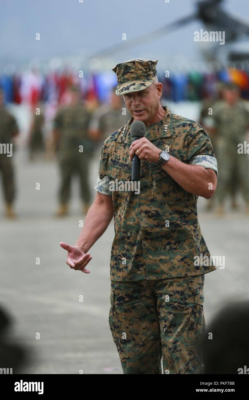 U.S. Marine Corps Lt. Gen. Lewis A. Craparotta, incoming commander, U.S ...