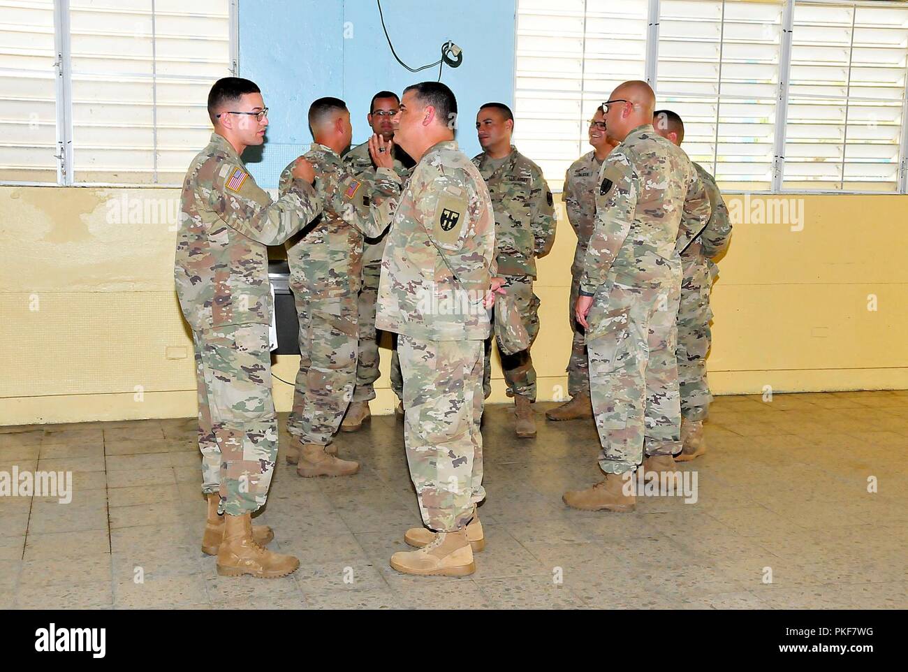 Members of the PRNG 130th Engineer Battalion worked at the Miguel Such ...