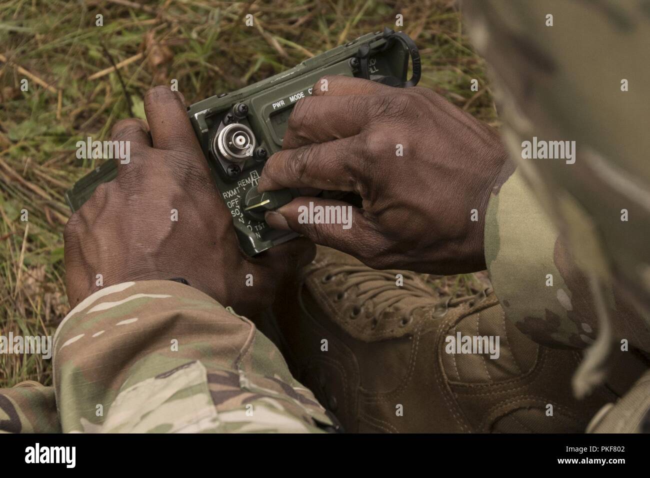 Spc. Lawrence Bentil, a U.S. Army Reserve military police Soldier ...