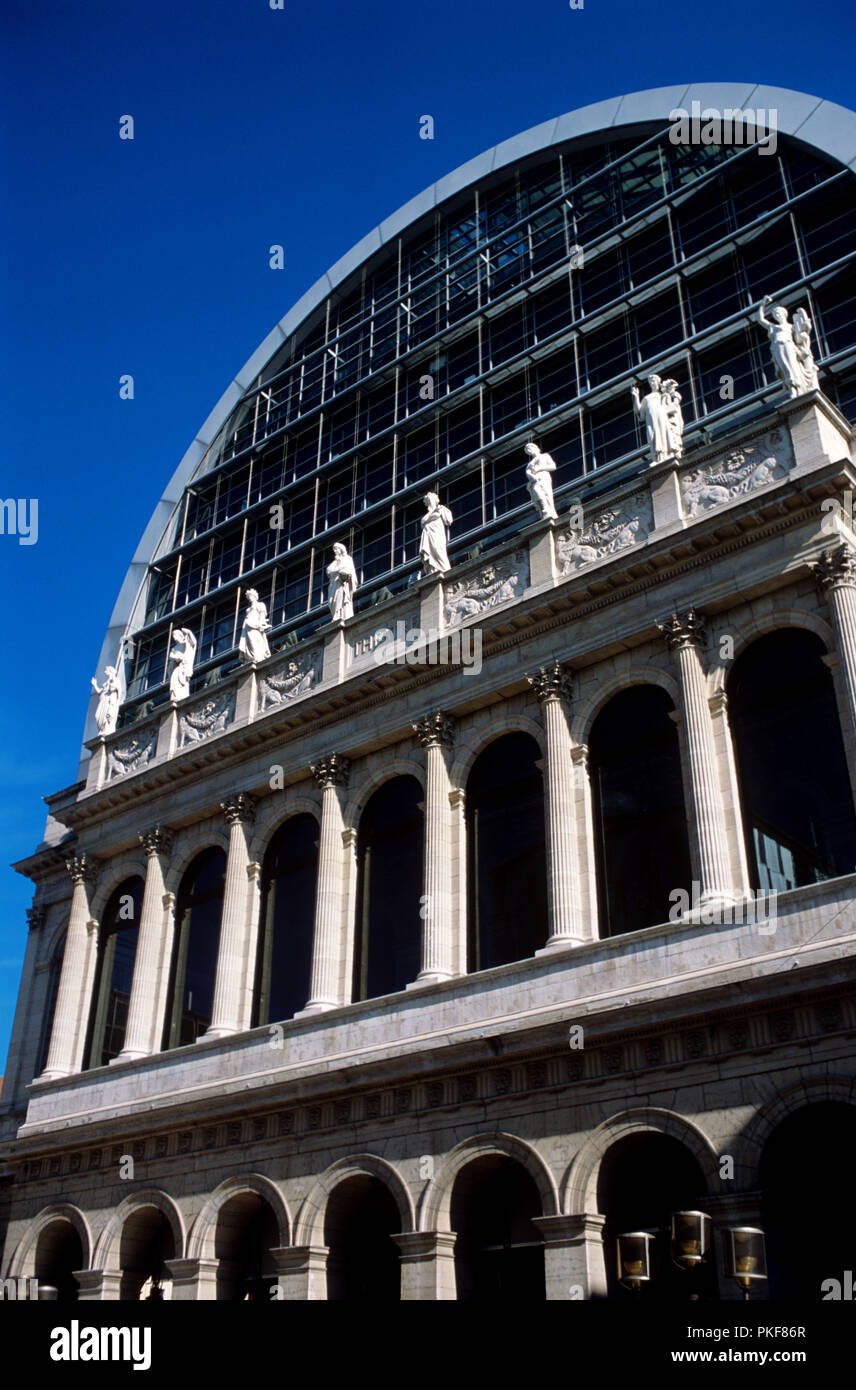 the Opera National de Lyon redesigned by French architect Jean Nouvel ...