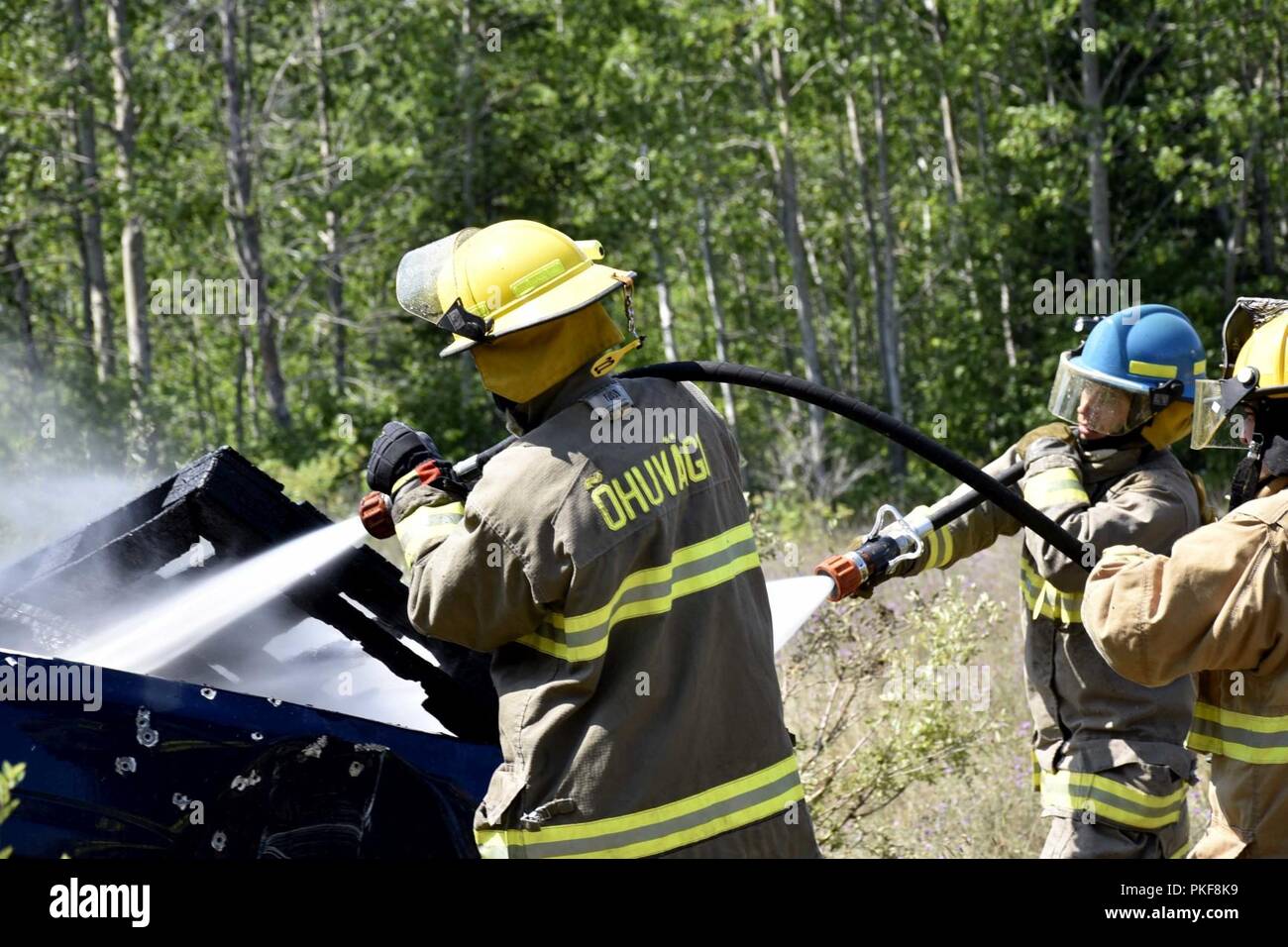 Fire fighter training exercises hi-res stock photography and images - Alamy