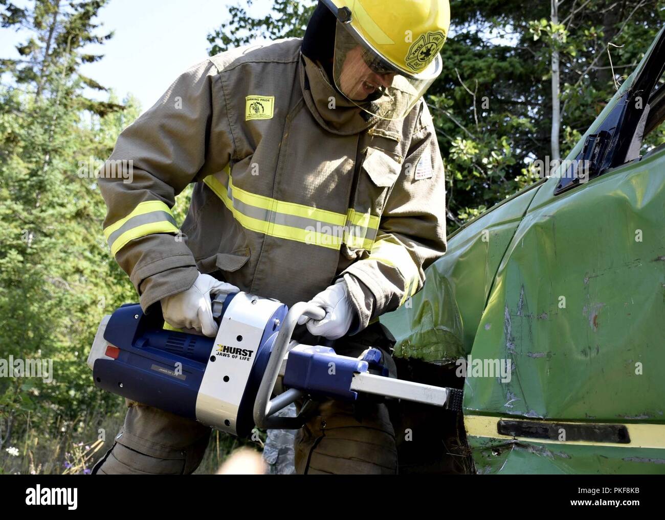 Fire fighter training exercises hi-res stock photography and images - Alamy