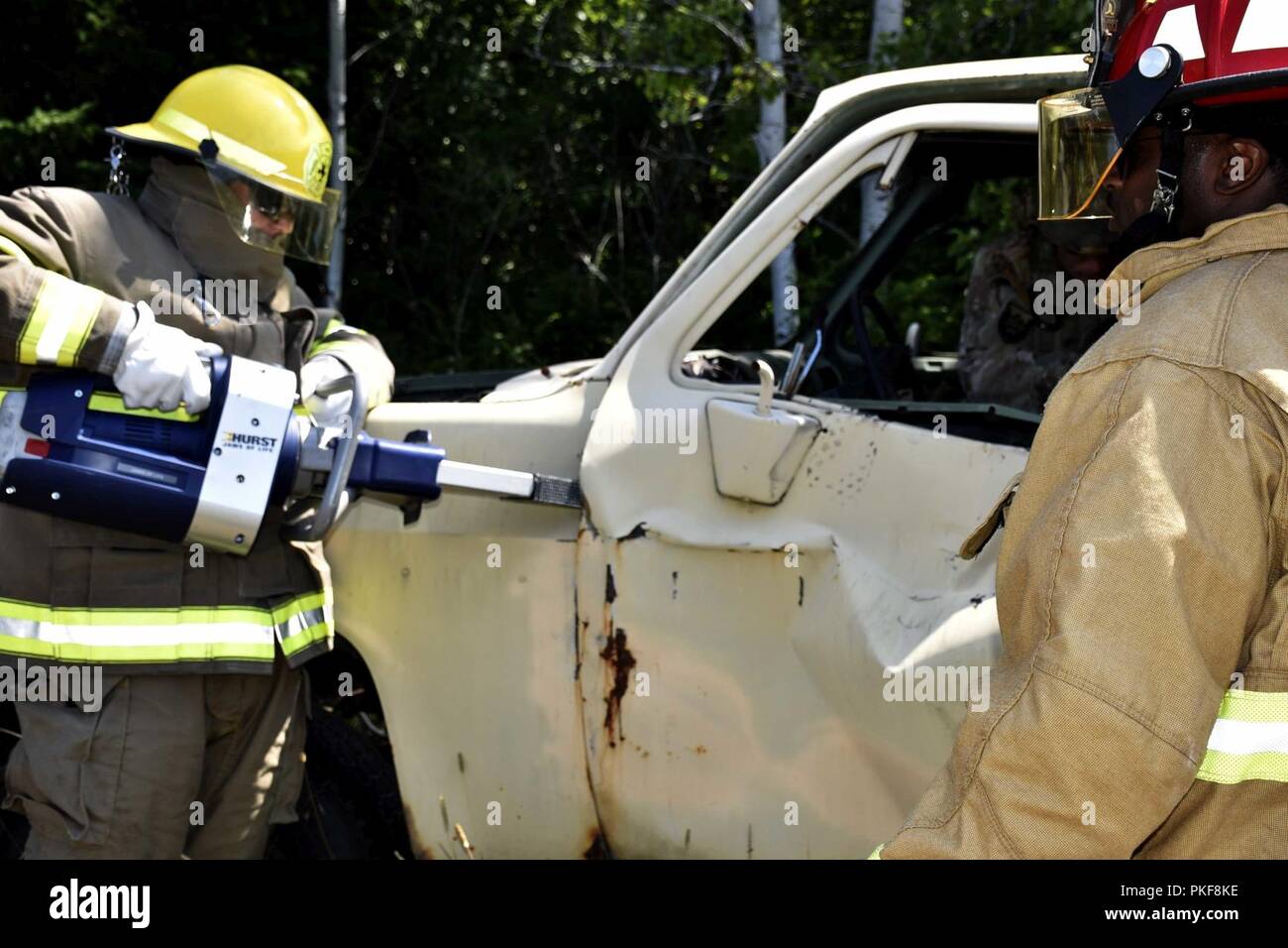 Fire fighter training exercises hi-res stock photography and images - Alamy