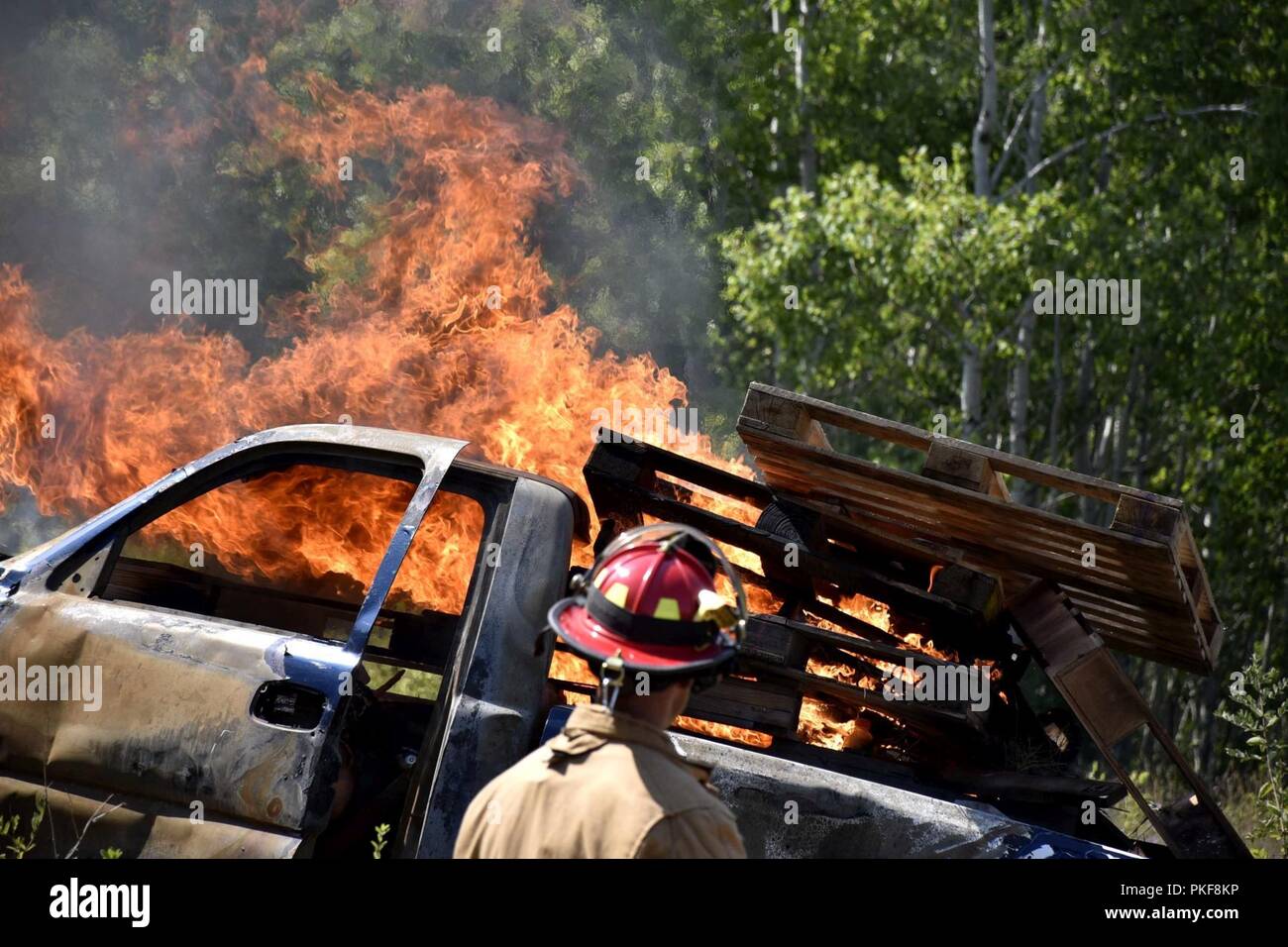 Fire fighter training exercises hi-res stock photography and images - Alamy