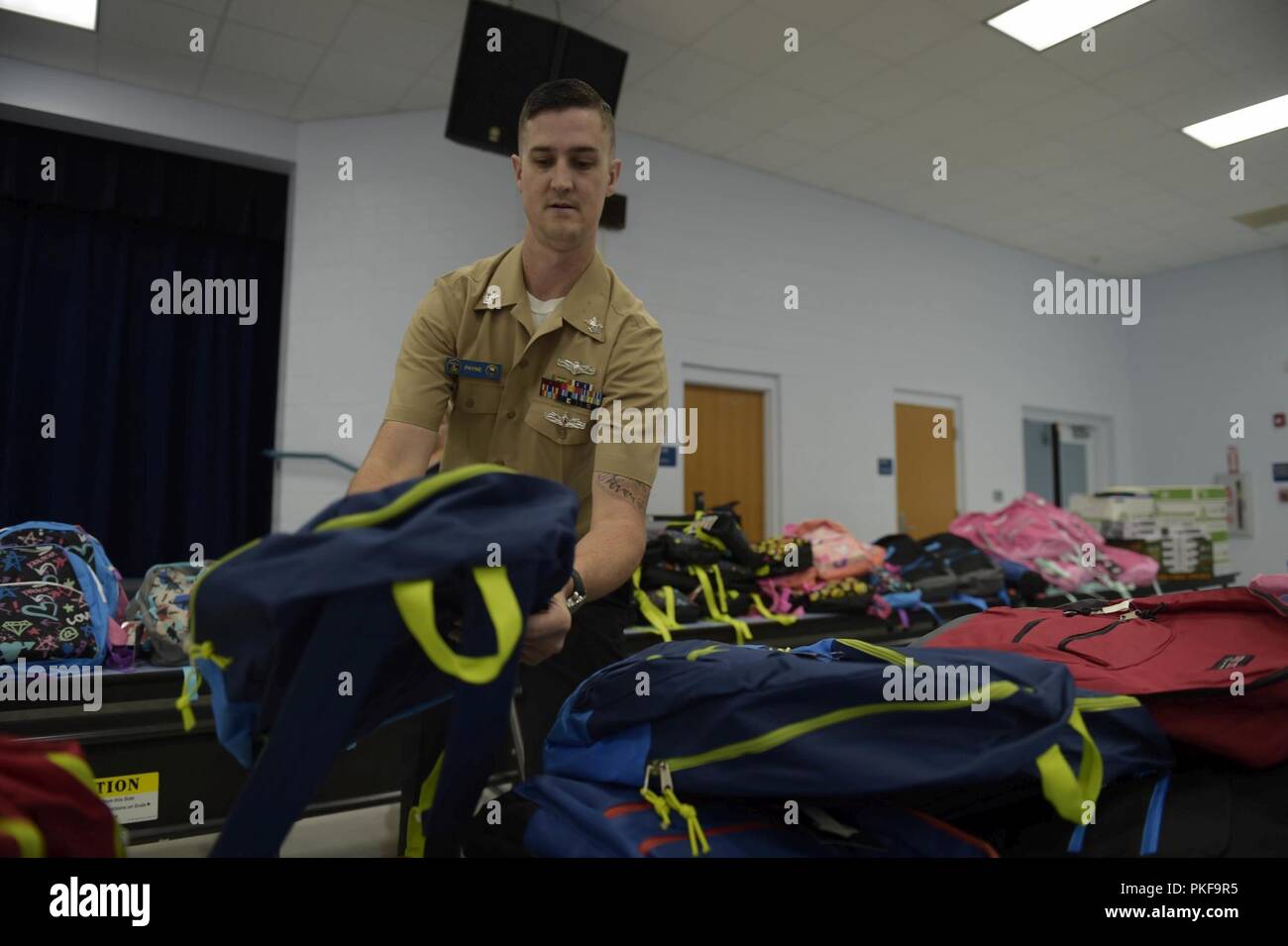 Us navy cryptologic warfare officer hi-res stock photography and images ...
