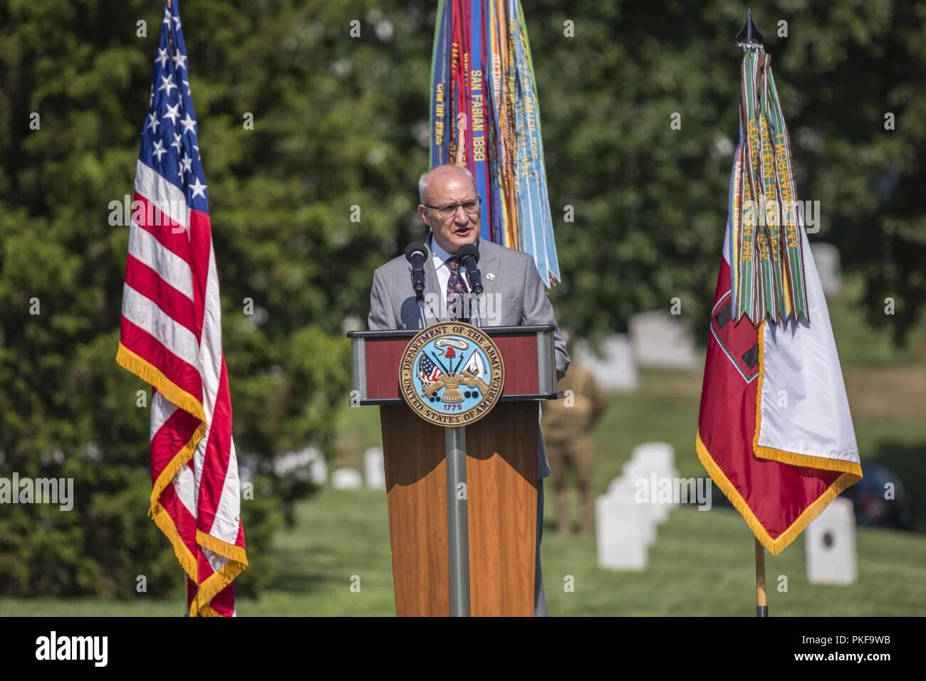 David Hamon, director, U.S. World War I Centennial Commission, speaks a ...