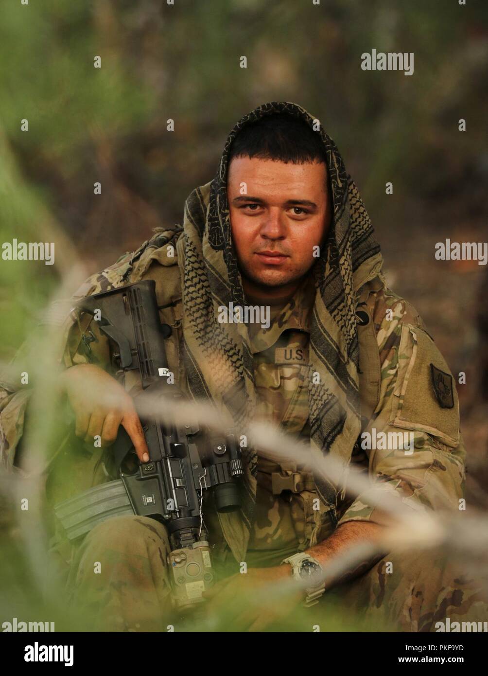 August 6th, Pfc. Rick Lucero from B company, 1st Battalion, 200 ...