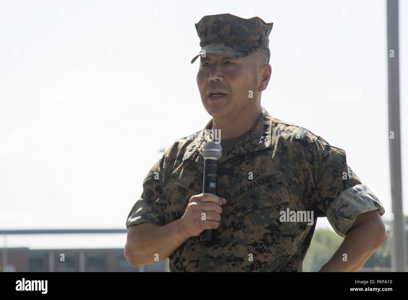 U.S. Marine Corps Maj. Gen. Daniel D. Yoo, incoming commander of U.S ...