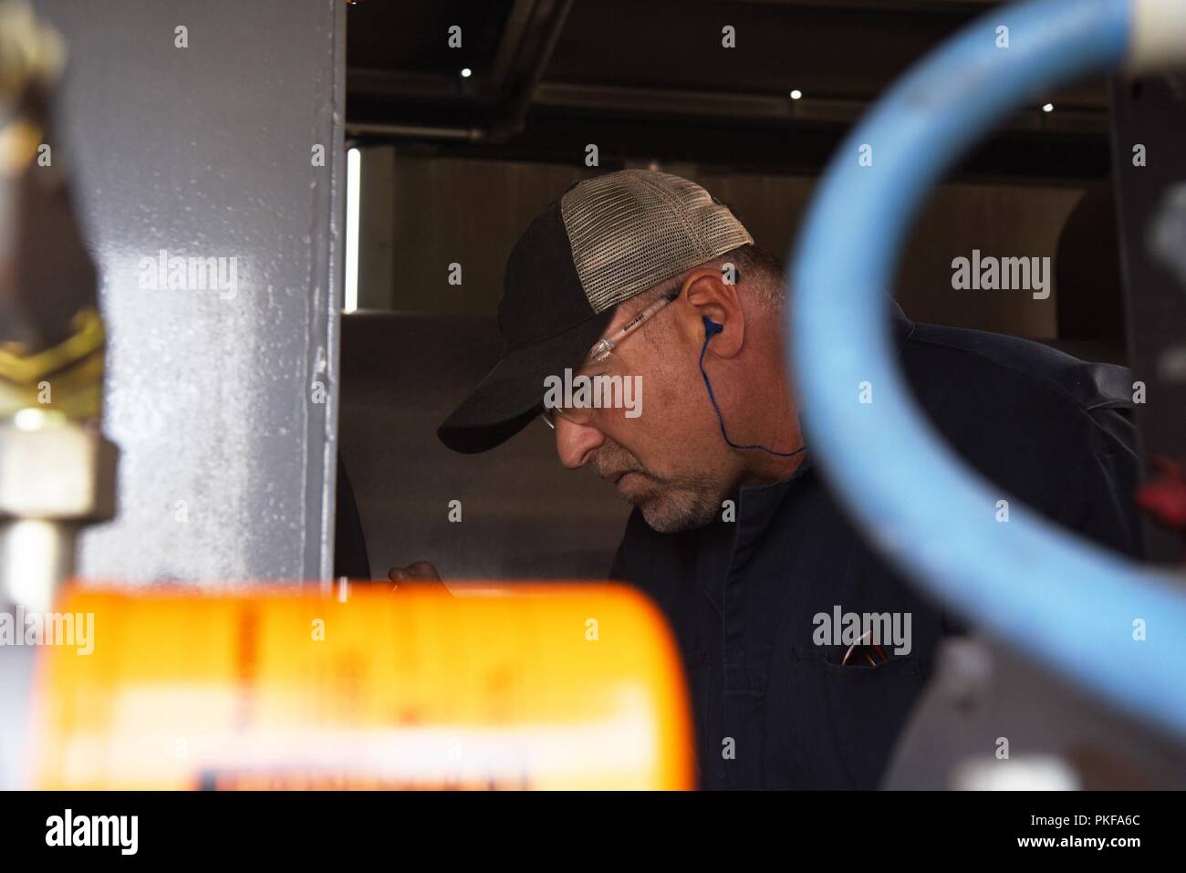 Daniel Laher, a 28th Logistics Readiness Squadron heavy mobile ...