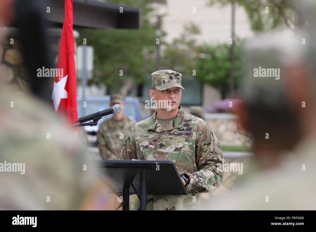 Fort bliss command sergeant major hi-res stock photography and images ...