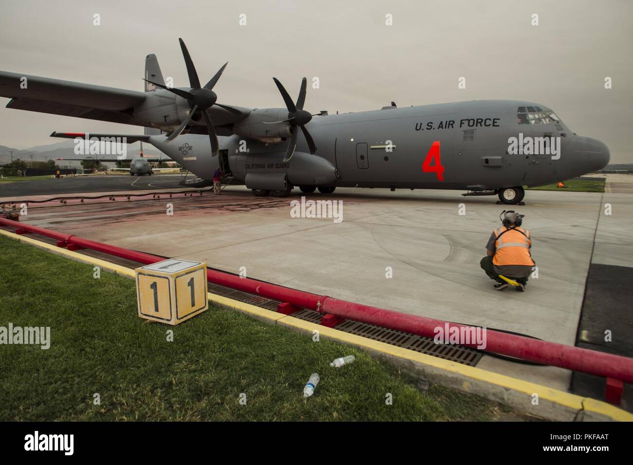 MAFFS 4, a modular airborne firefighting system equipped C-130J ...