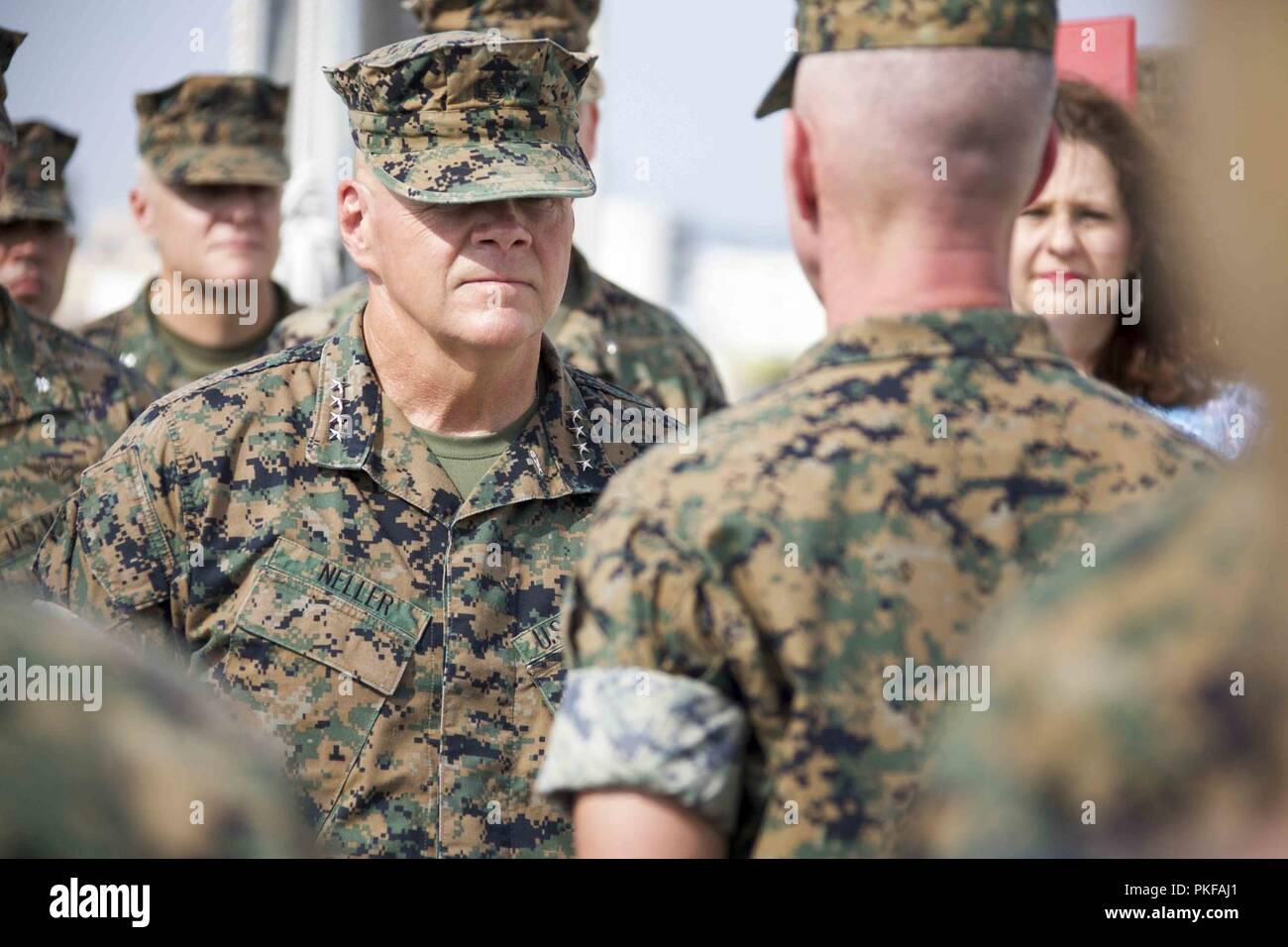 Commandant of the Marine Corps Gen. Robert B. Neller prepares to ...