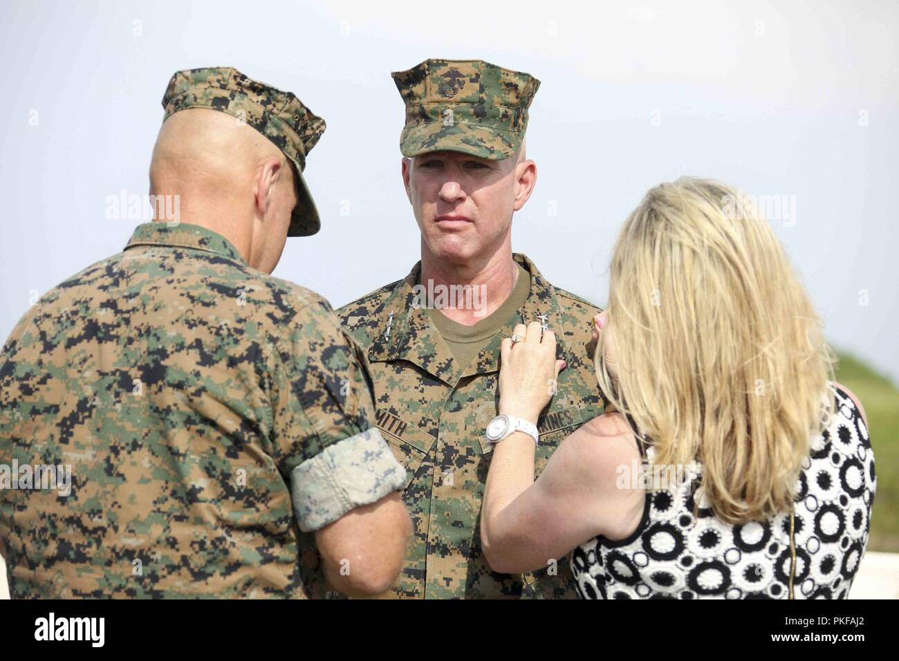 Mrs. Smith and Commandant of the Marine Corps Gen. Robert B. Neller ...